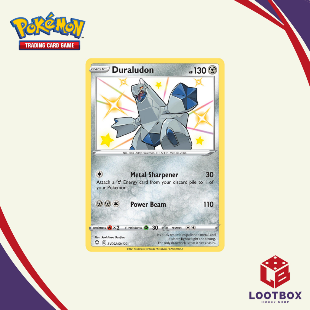 Pokemon Card Game: Duraludon (Shiny Rare) - Shining Fates | Shopee ...