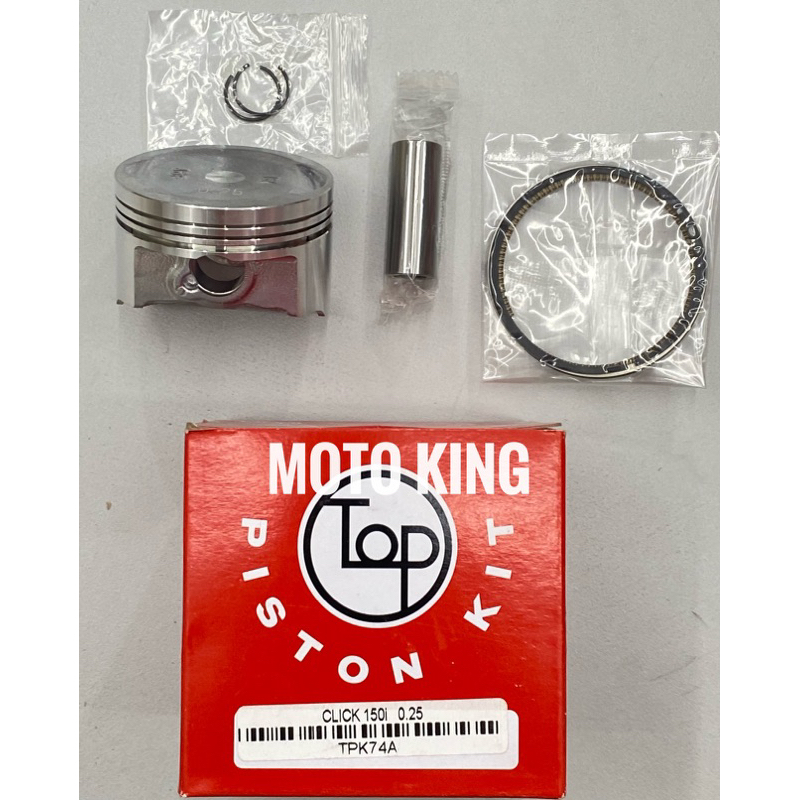 PISTON KIT CLICK 150i S1 (0.25) TOP BRAND (ТРК74A) | Shopee Philippines