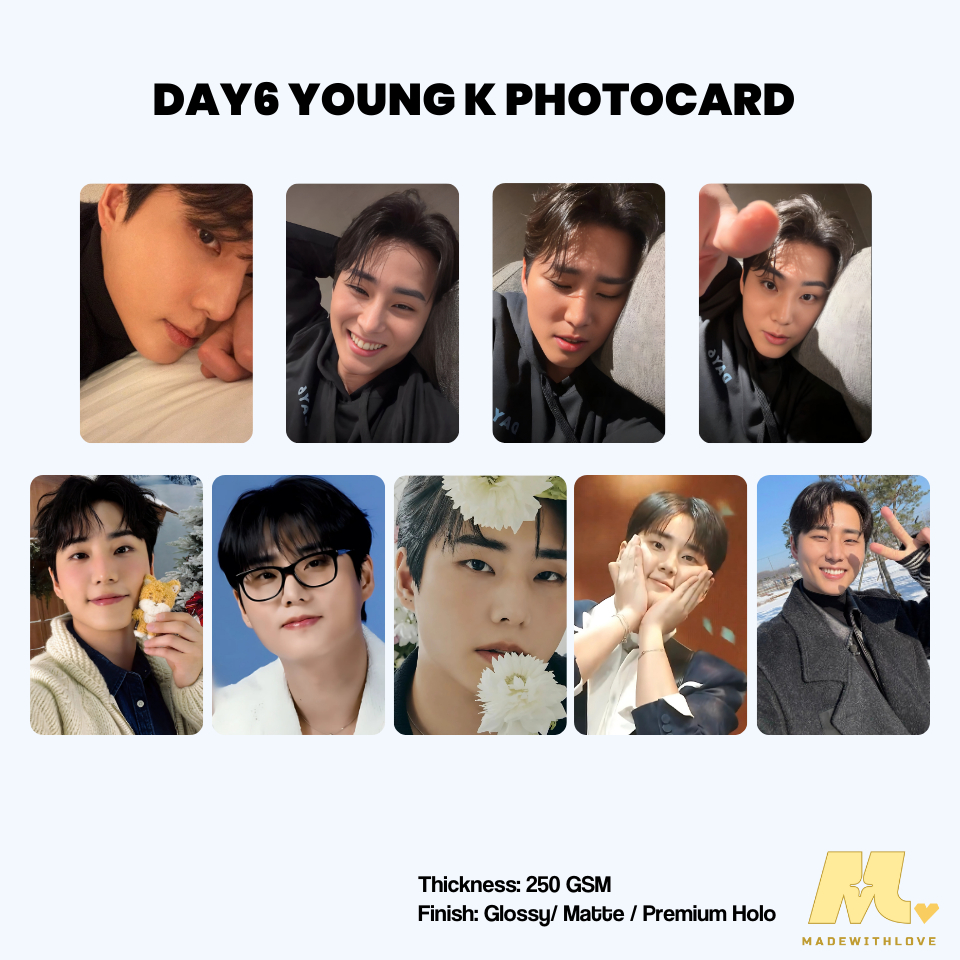 DAY6 YOUNG K Photocard | Shopee Philippines
