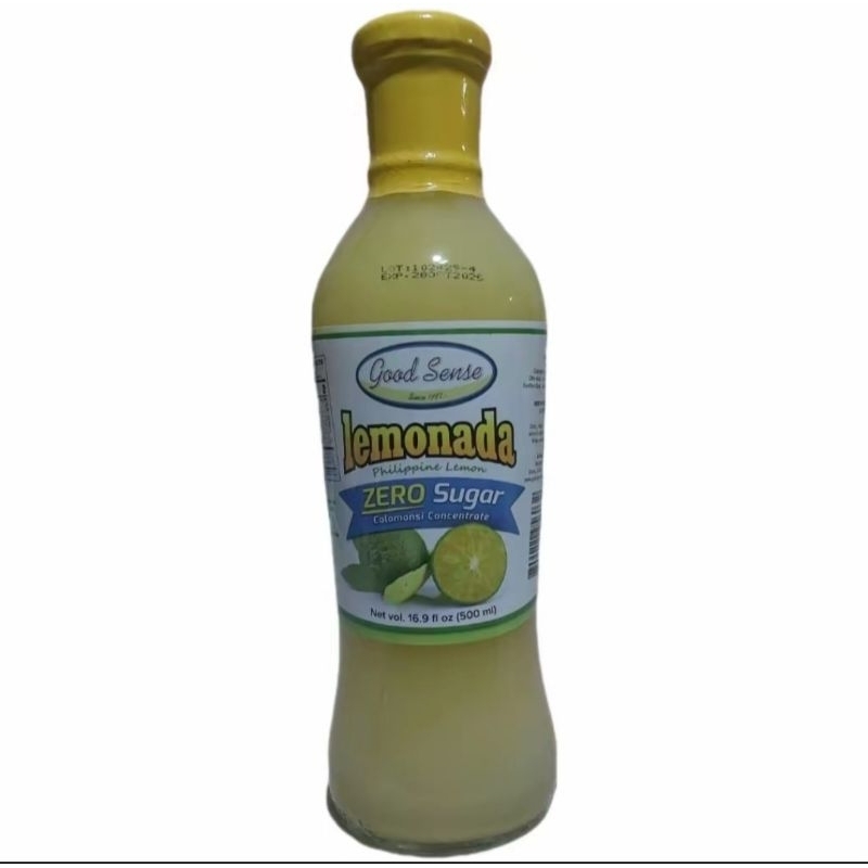 Good Sense Lemonada Zero Sugar Calamansi Concentrate 500ml | Shopee ...