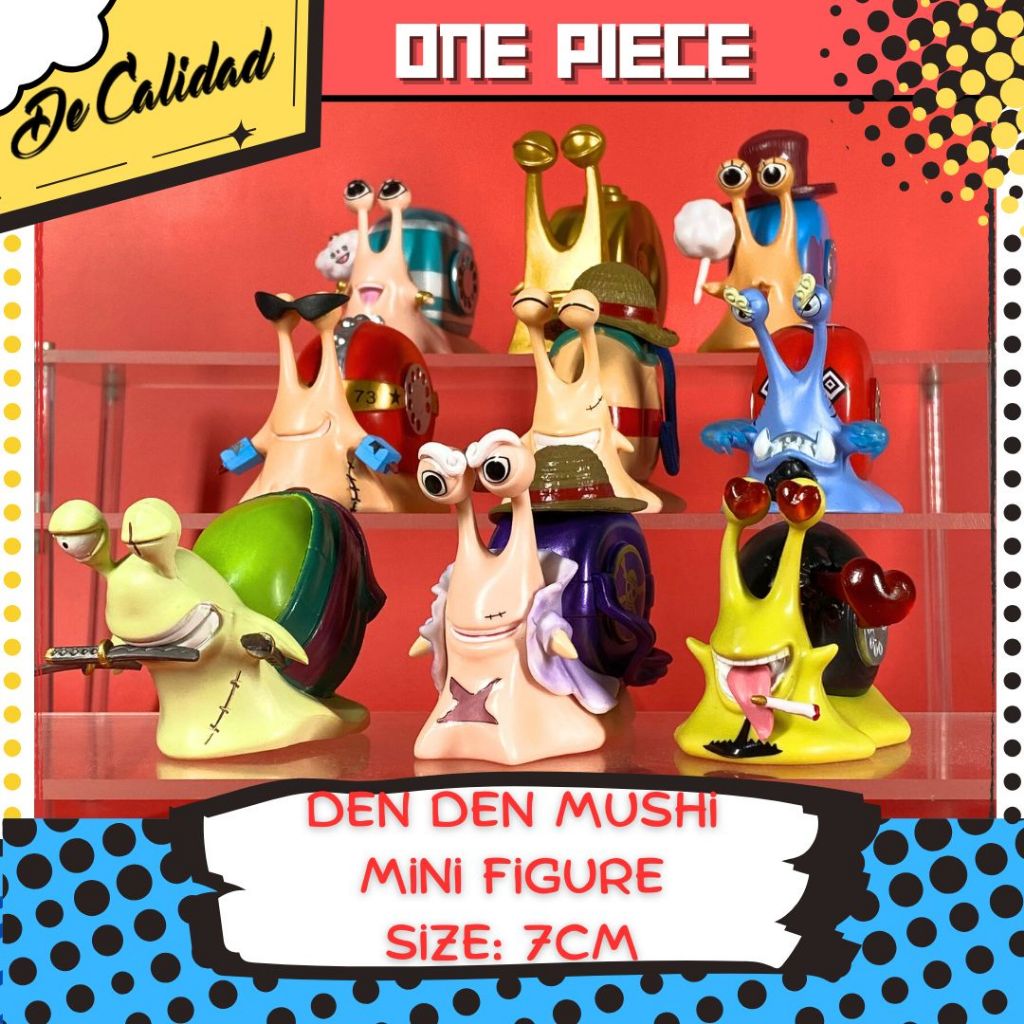 One Piece Phone Snail Den Den Mushi Luffy Zoro Sanji Jinbei Nami Nika ...