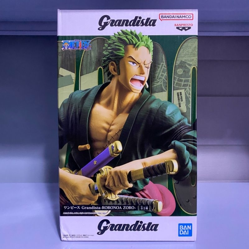 Sensei Toy Shop | BANPRESTO | One Piece Grandista Roronoa Zoro Figure ...
