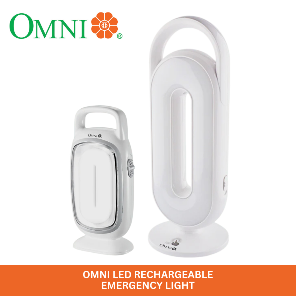 OMNI LED Rechargeable Emergency Light (AEL-T30 / AEL-T60) | Shopee Philippines