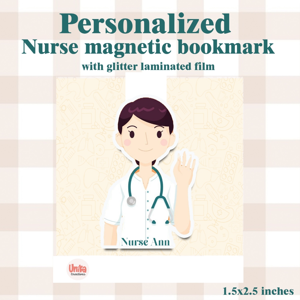 Personalized Nurse magnetic bookmark | Shopee Philippines