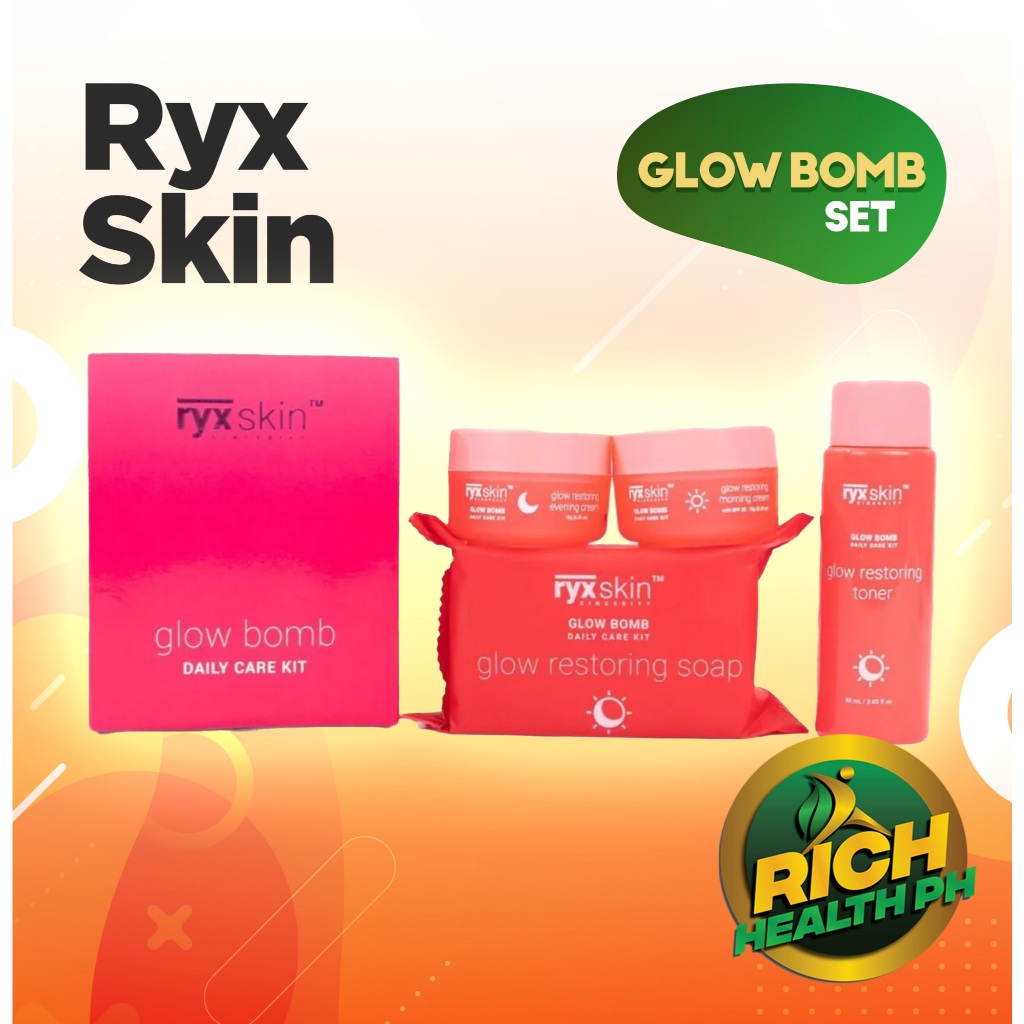 RYX GLOW BOMB SET Advance Exfoliating Kit (ORIGINAL) | Shopee Philippines