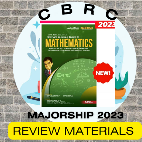 Ready Stocks New CBRC Mathematics Majorship (2023 Edition) LET Reviewer ...
