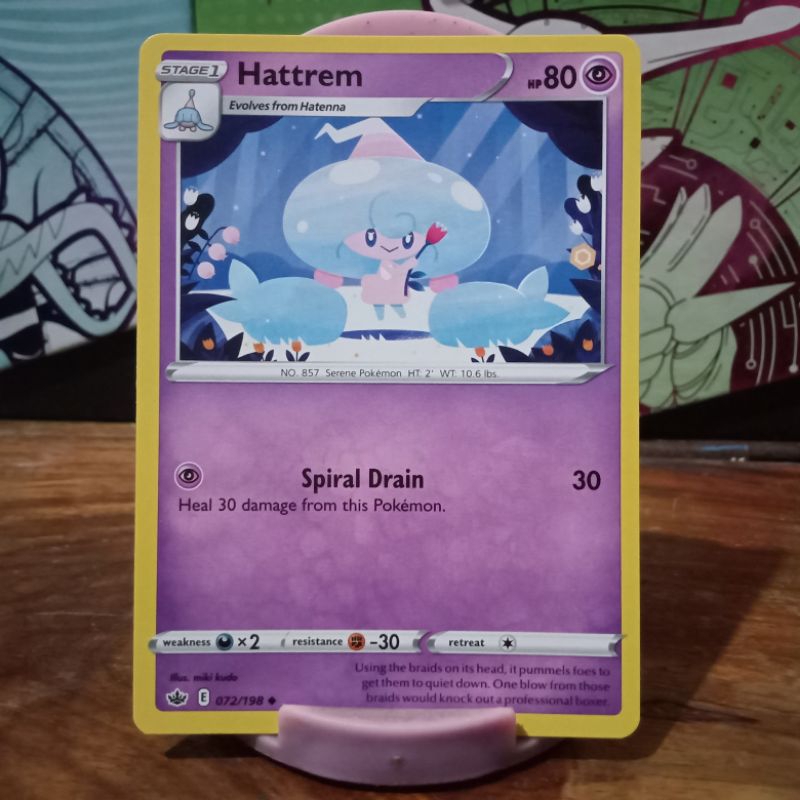 Hattrem - 72/198 - Uncommon Chilling Reign Pokemon TCG | Shopee Philippines
