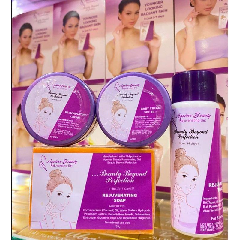 ageless beauty essentials rejuvenating set | Shopee Philippines