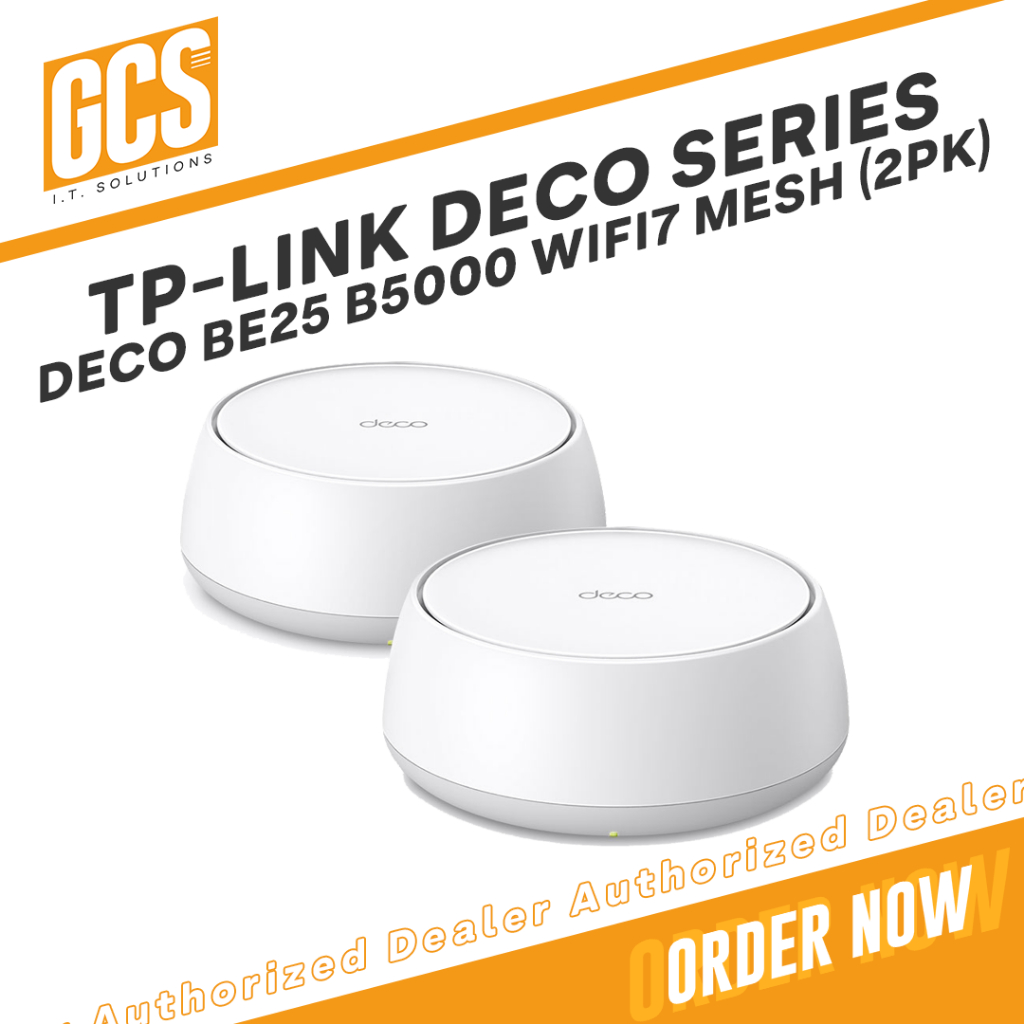 TP-Link Deco BE25 BE5000 Whole Home Mesh WiFi 7 System 2 Pack | Shopee Philippines