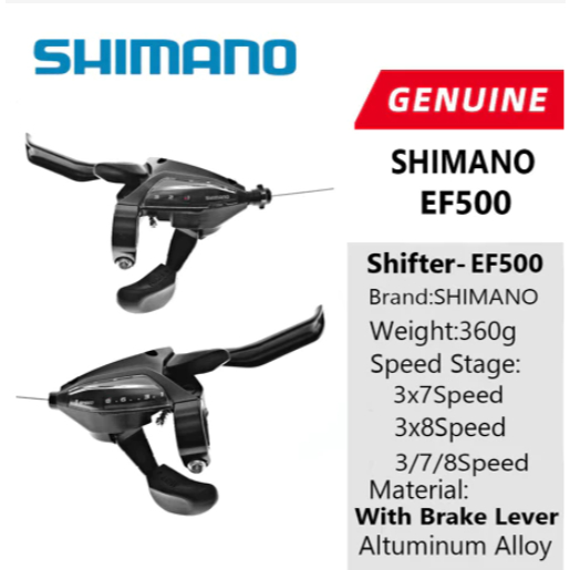 Shimano EF500 7 8 Speed MTB Mountain Bike 3X7 3X8 Speed V-Brake Shifter ...