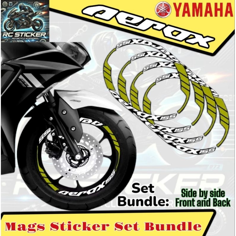 YAMAHA AEROX MAGS STICKER / AEROX MAGS STICKER | Shopee Philippines