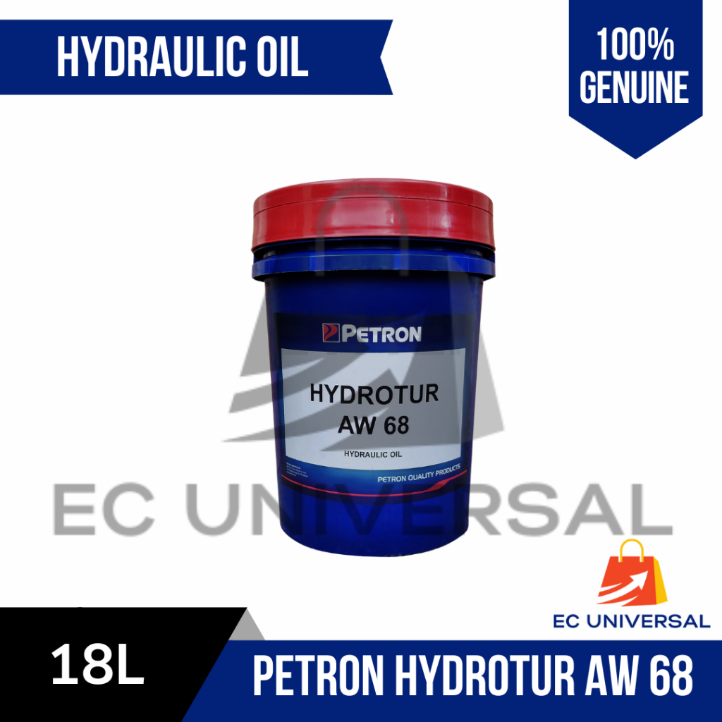 Petron Hydrotur AW 68 Hydraulic Oil 18L Liters Pail | EC Universal ...