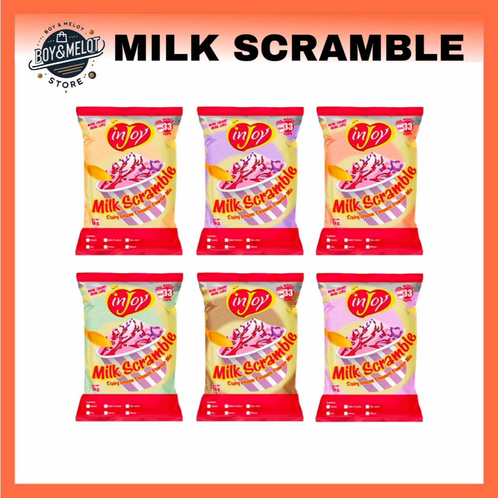 Injoy Milk Ice Scramble 1kg (Available flavor: chocolate, classic ...