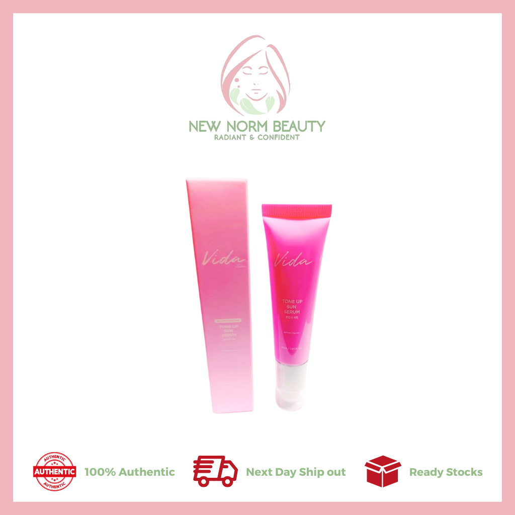 AUTHENTIC VIDA Skin Tone Up Sun Serum 30ml | Shopee Philippines