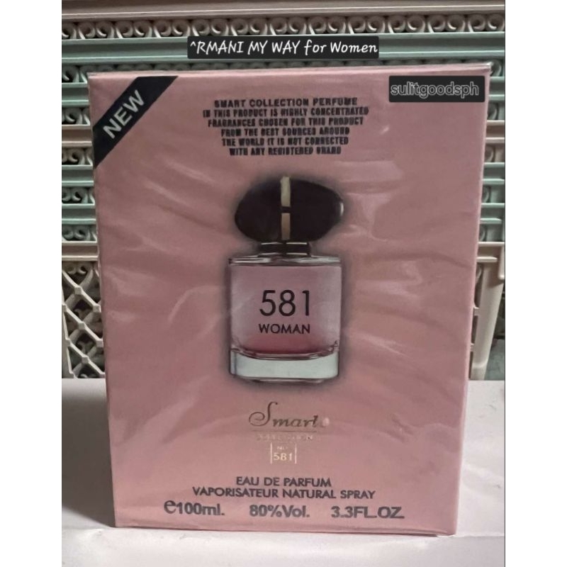 SMART COLLECTION PERFUME NO. 581 FOR WOMEN 100 ML EDP | Shopee Philippines