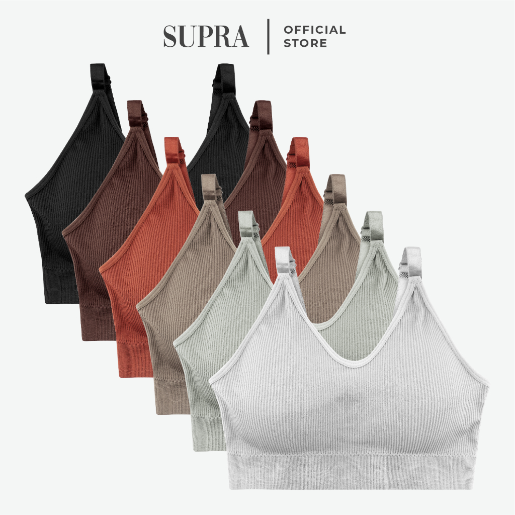 SupraSports Fettle Bra | Seamless Wireless Sports Bra | 6-Pack Multi-Set | Shopee Philippines