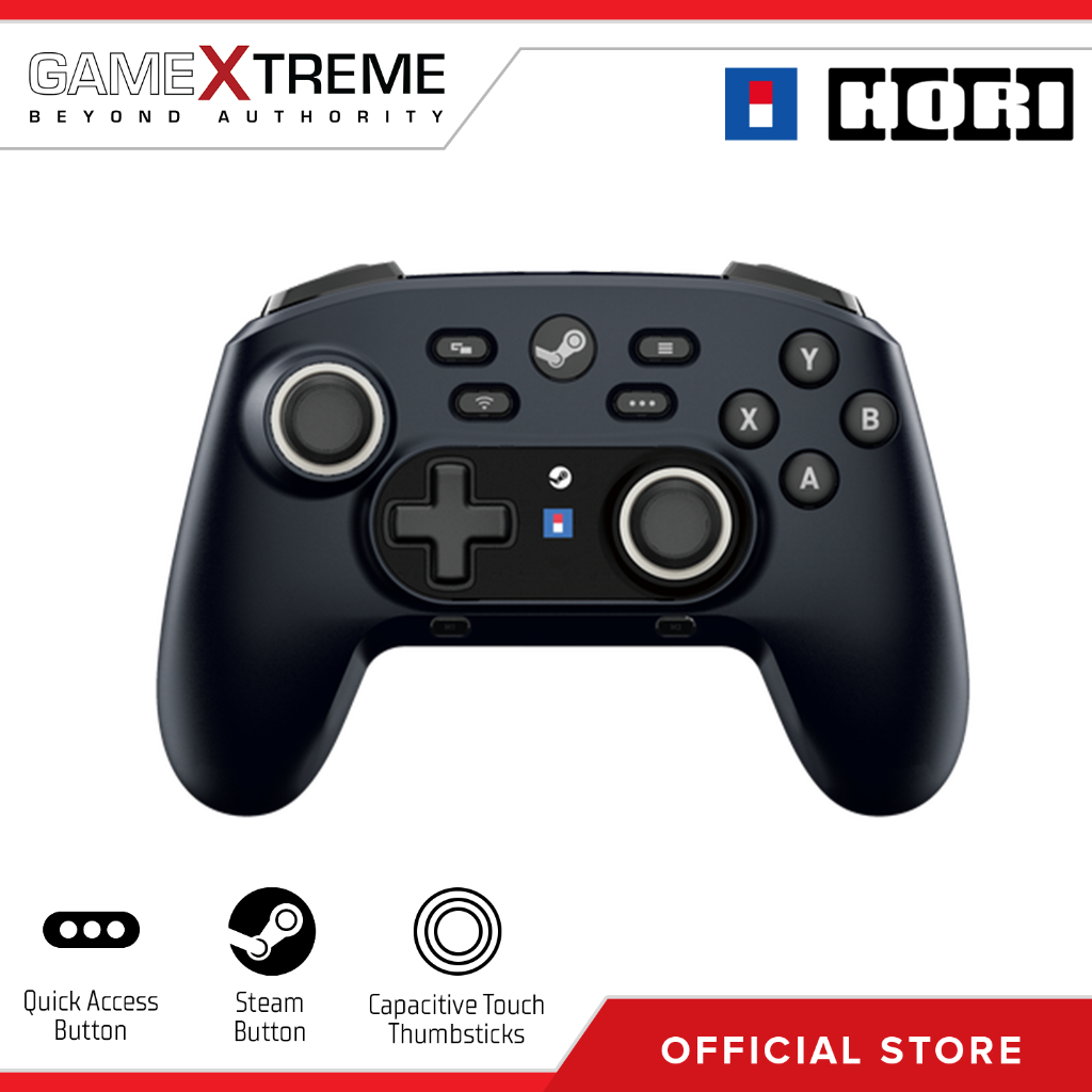 Hori Wireless Controller for Steam (Black) (HPC-055A) | Shopee Philippines