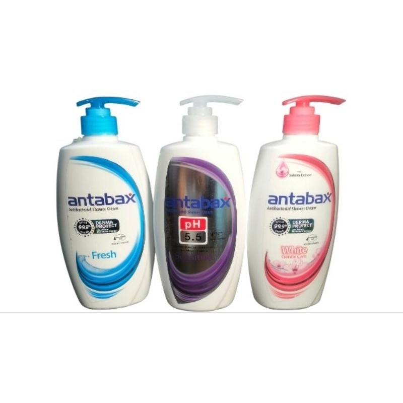 Antabax Antibacterial Shower Cream White Gentle Care/Sensitive/Fresh ...