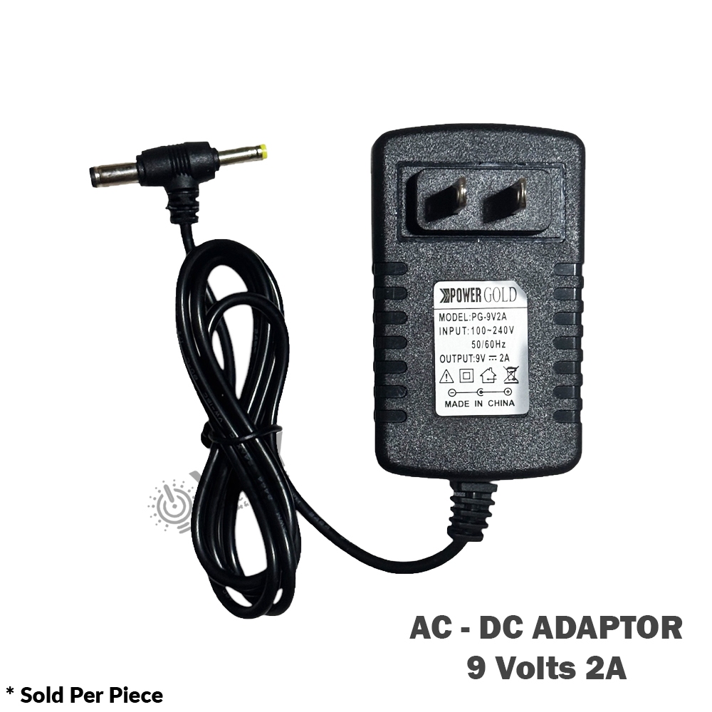 AC Adapter DC 9 Volts 2A Adapter | Shopee Philippines