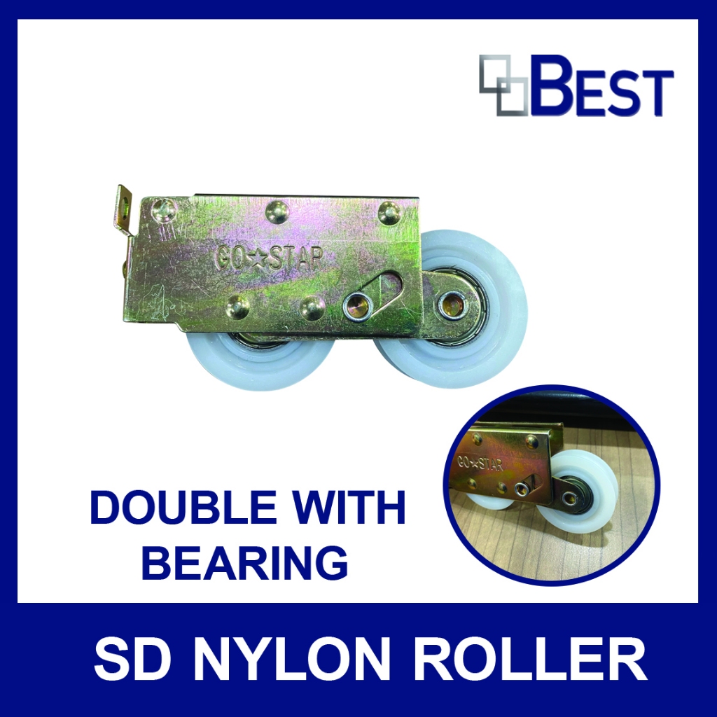 SD Double Roller Nylon With Bearing For Sliding Window And Door (1pc ...