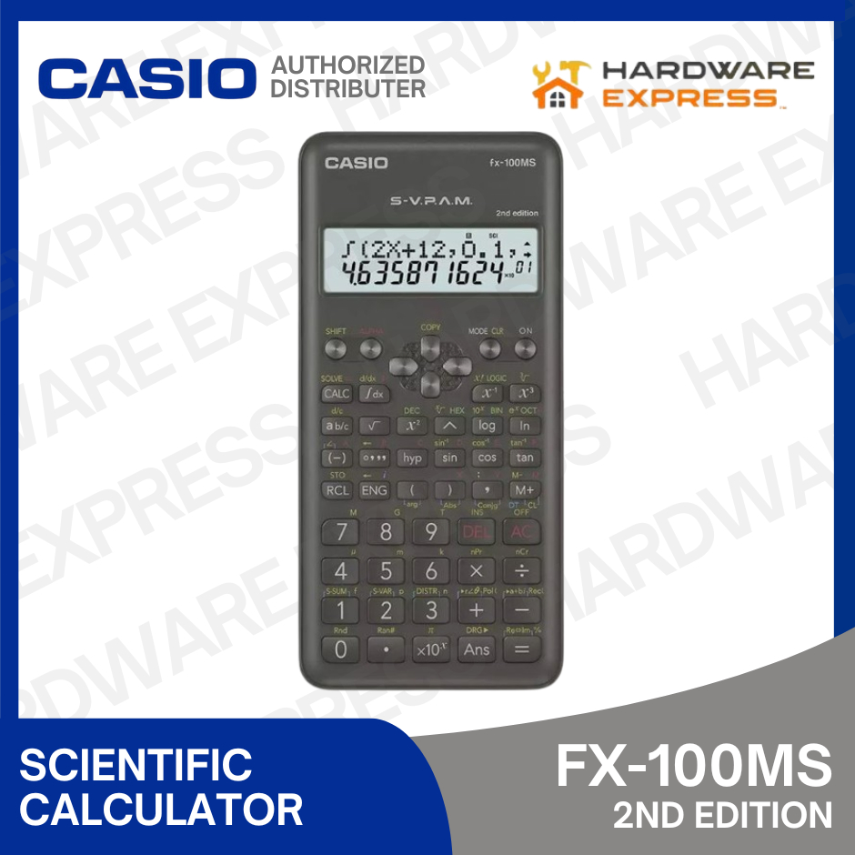 CASIO fx-100MS 2nd Edition Scientific Calculator | Shopee Philippines