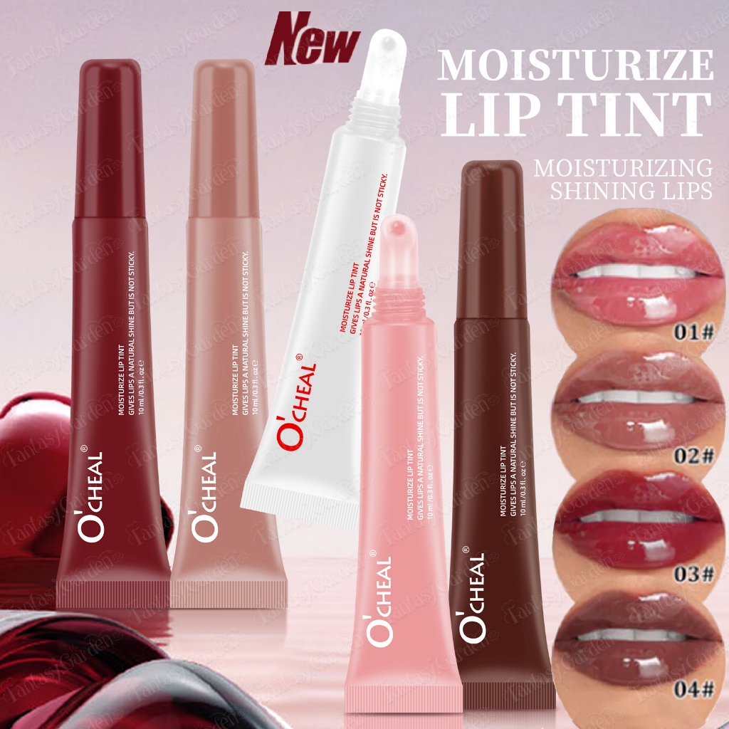 OCHEAL Water Light Dudu Lipstick Mirror Liquid Lip Gloss Lip Rich Lip ...