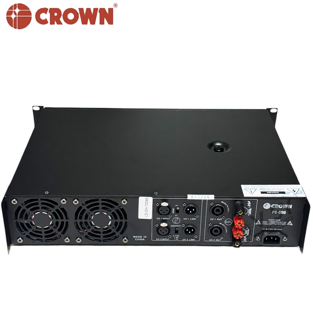 Original Crown PG-600 Professional 600 Watts Power Amplifier | Shopee ...