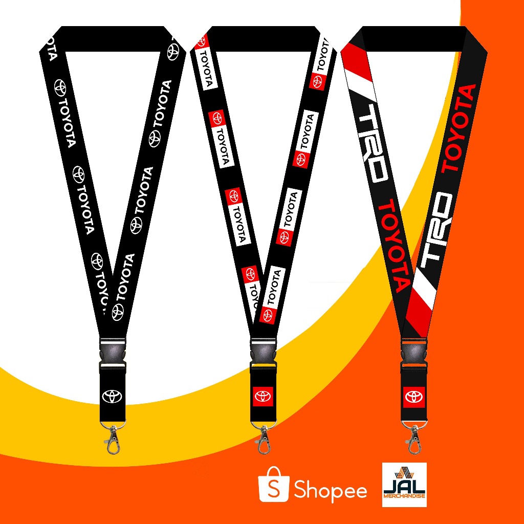 TOYOTA ID lace design / ID sling / ID lanyard | Shopee Philippines