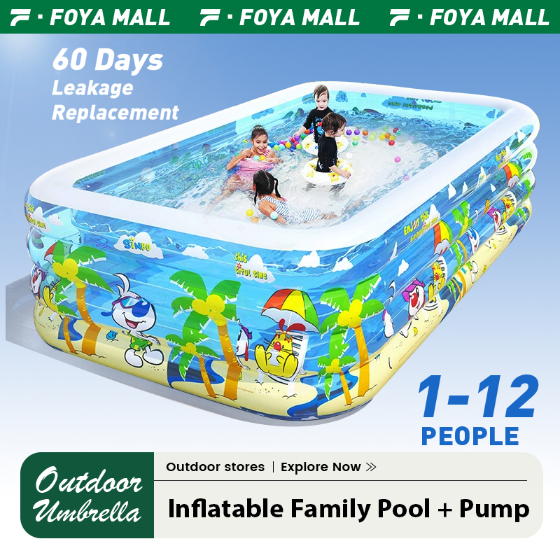 Swimming pool for kids baby adult family swimming pool Rectangular ...