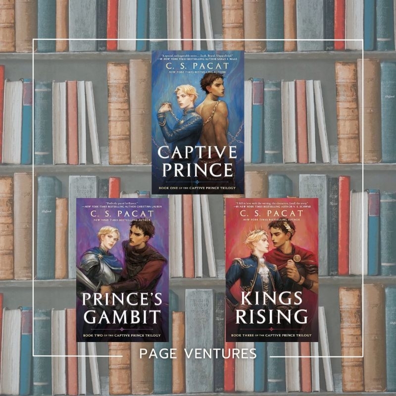 The Captive Prince Trilogy Series by C. S Pacat (3 book series) | Shopee Philippines