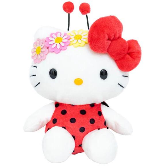 Original Sanrio Hello Kitty Ladybug Flower Bean Doll 6 inches | Shopee ...
