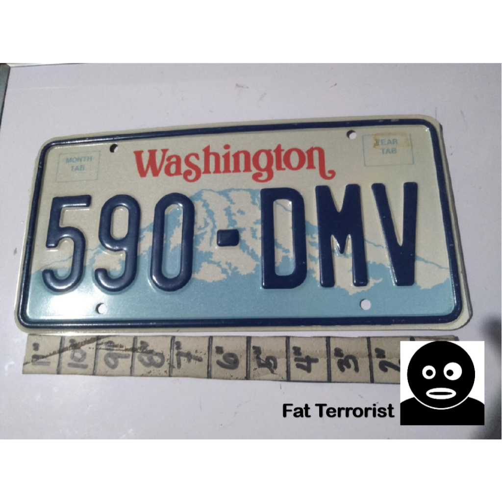 FT Old Vintage Washington Car License Plate Number | Shopee Philippines