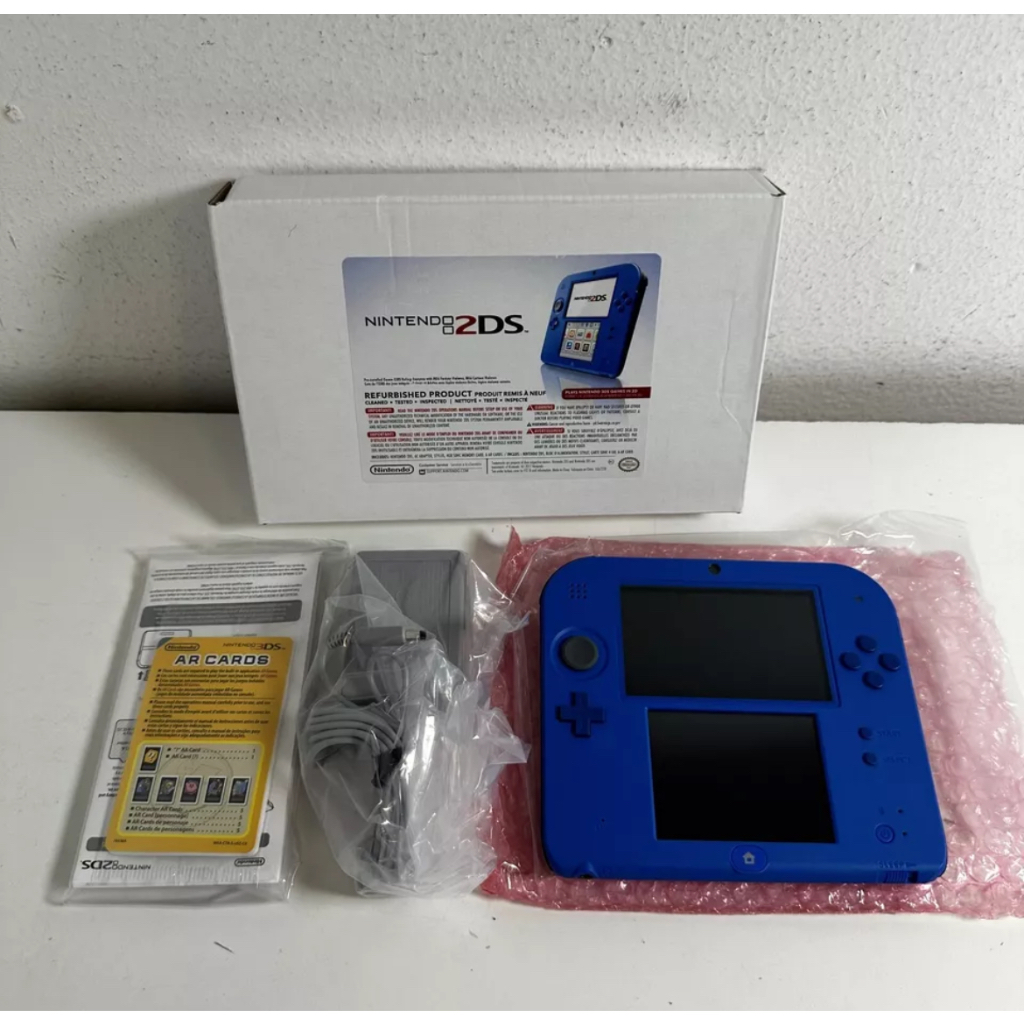 Nintendo 2DS Electric Blue 2 Pre-Installed Games Handheld Console ...