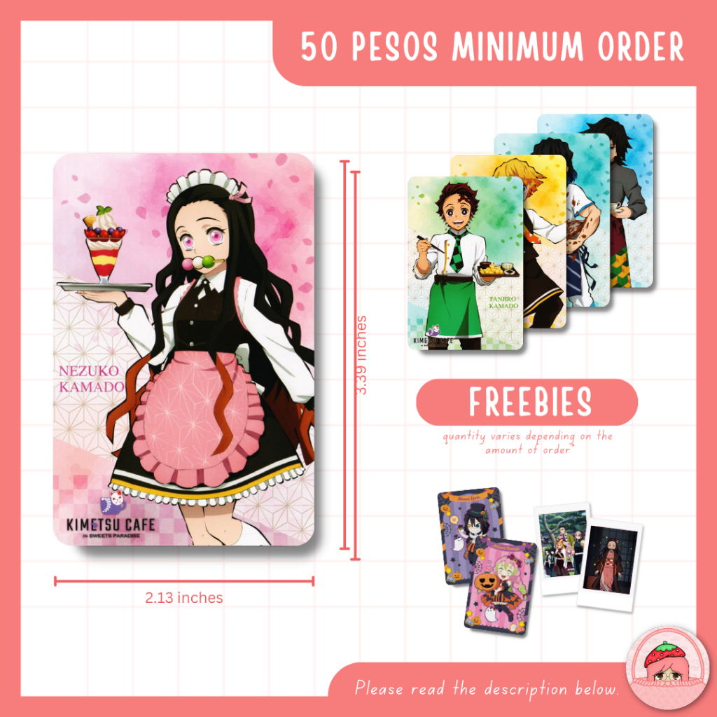 [6 PCS SET] DEMON SLAYER KIMETSU CAFE IN SWEETS PARADISE ANIME PC ...