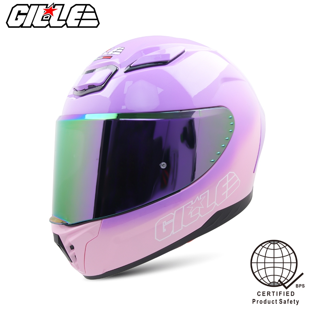 GILLE FF007 Kerena Two Tone Full Face Single Visor Motorcycle Helmet ...