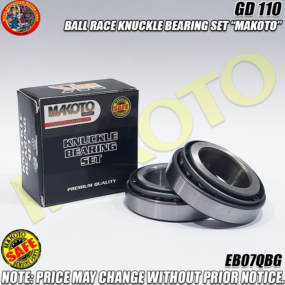 GD110 BALL RACE KNUCKLE BEARING SET (EB07QBG) | Shopee Philippines