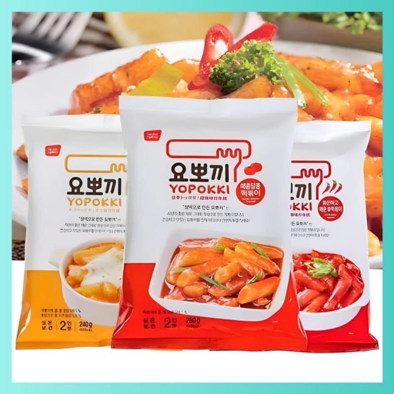 Yopokki Rice Cake topokki, CHEESE,SWEET & SPICY,HOT & SPICY, RAPOKKI 120g/260g | Shopee Philippines