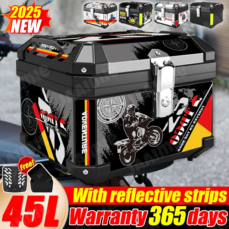 Motorcycle Top Box Motorcycle Box Anti Scratch Series With Base Plate ...