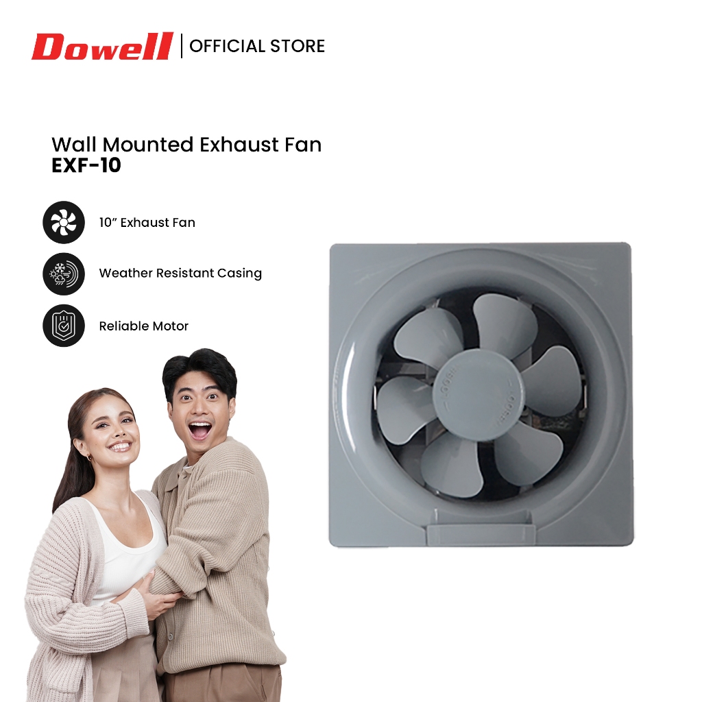 Dowell EXF-10 10" Wall Mounted Exhaust Fan | Shopee Philippines