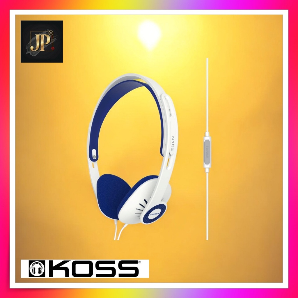KOSS On-Ear Headphones with Inline Mic and Touch Remote, 3.5mm Plug ...