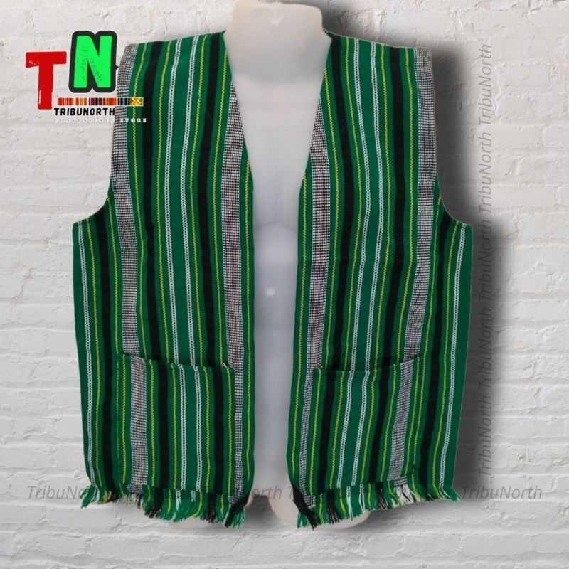 Ifugao Green Inabel Ethnic Men Igorot Attire - Adult | TribuNorth (COD ...