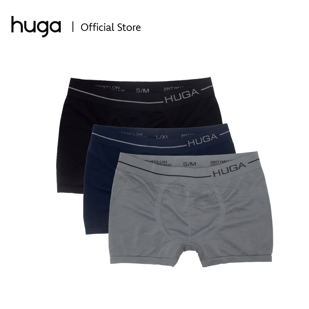 3 in 1 Pack Alpha Series Microfiber Mens Seamless Boxer Briefs with ...