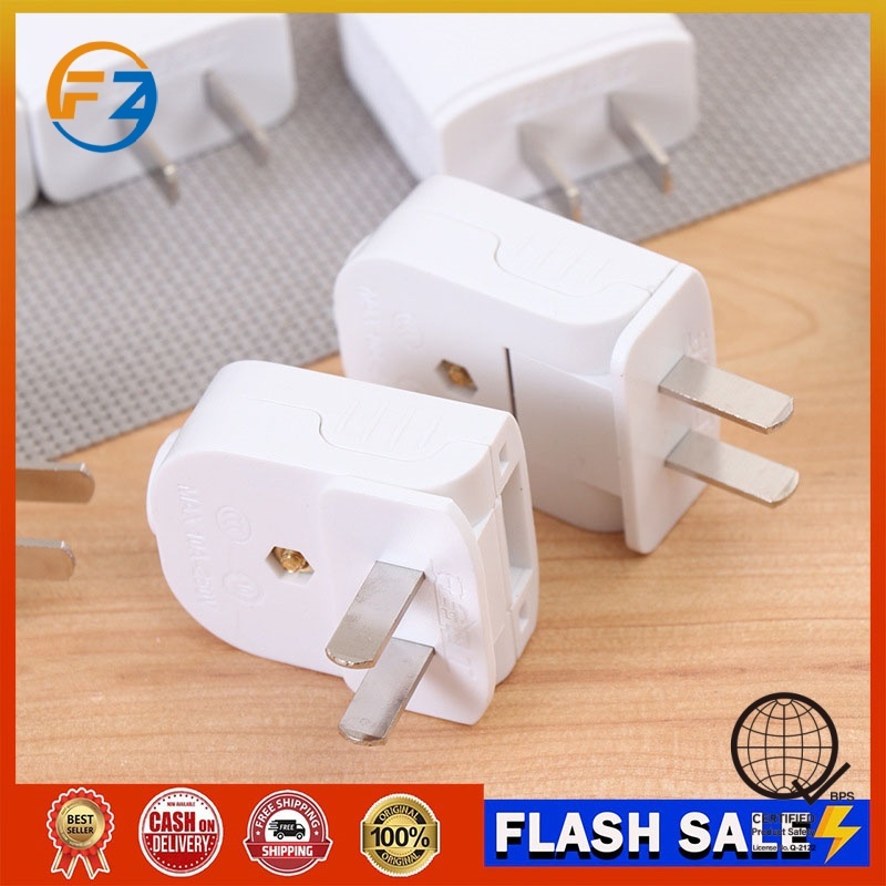 FZ High-Power Single-Phase Two-Pole Plug Detachable Plug Rotatable Power Plug 2 Pin 90/180 ...