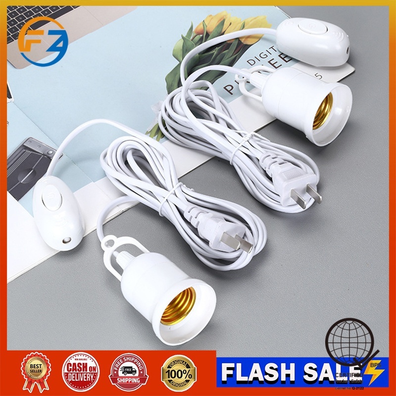 FZ 3M/5M/8M/10M extension cable Lamp Bulb Holder With Switch LED Light Bulb Extension Socket ...
