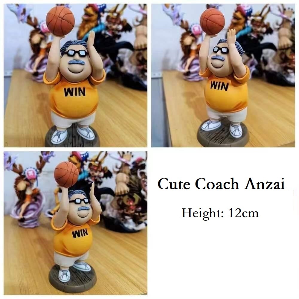 Slam Dunk Coach Anzai Anxi Coach Q Version Cute 12cm Collectible Figure ...