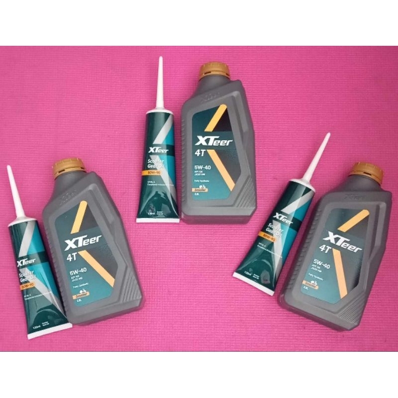 Xteer Scooter 5w40 800ml Free Gear Oil Fully Synthetic | Shopee Philippines