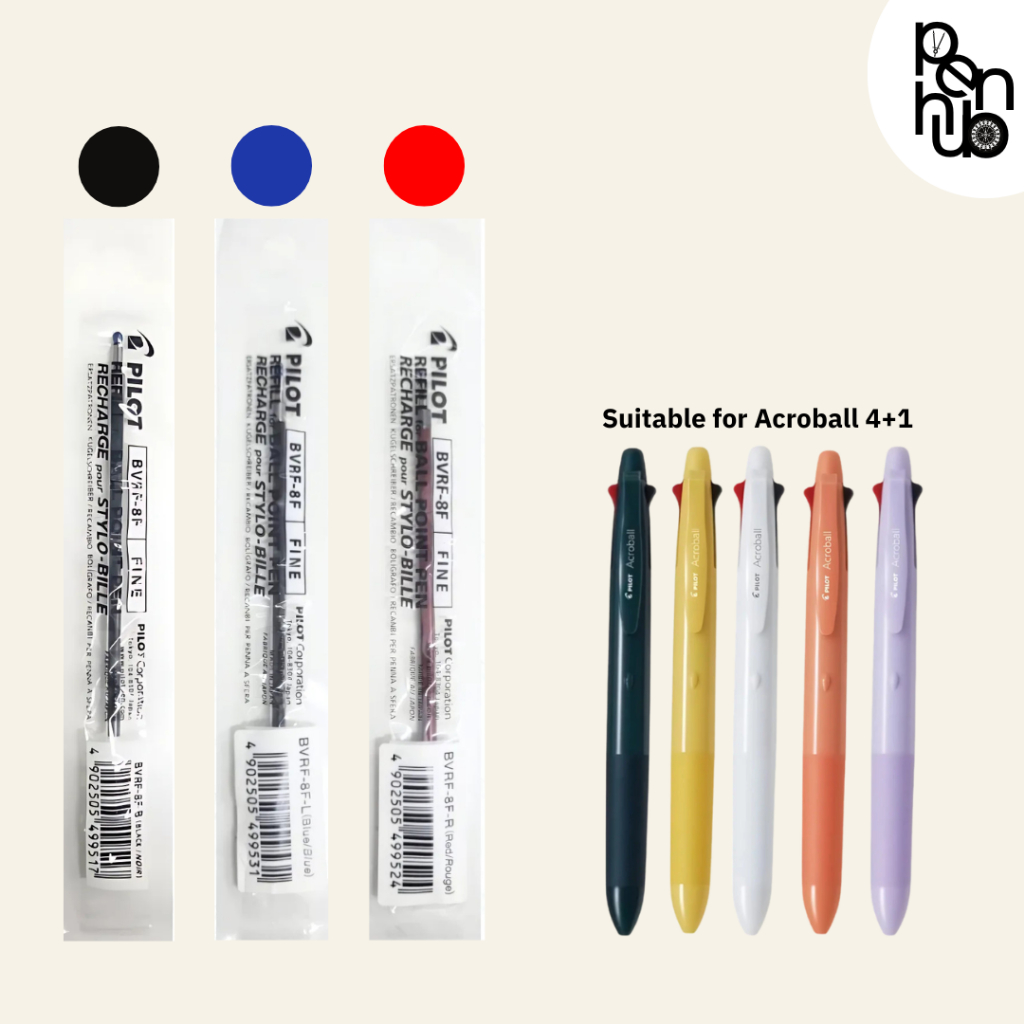 PILOT Acroball Refill for Acroball 0.5mm, 0.7mm, 4+1 - Penhub | Shopee ...