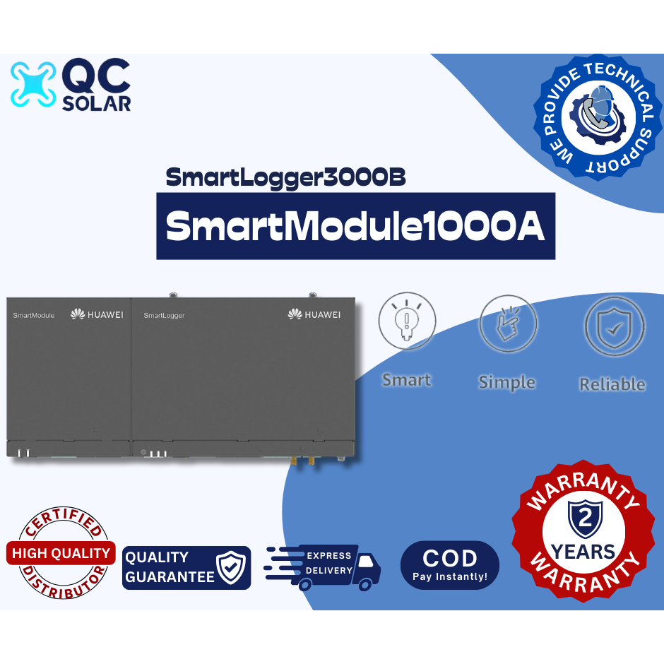 SOLAR SMART MODULE 1000A01 SmartLogger 3000B Data Logger Monitoring for ...