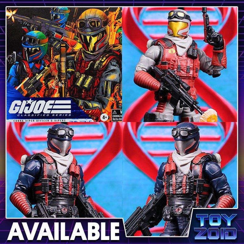 G.I. Joe Classified Cobra Viper Officer & Vipers Troop Builder Pack ...