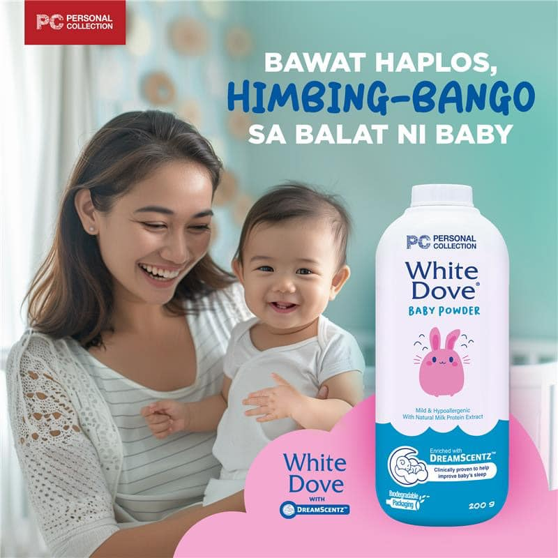 White Dove Baby Powder Dreamscentz™ 200g | Shopee Philippines